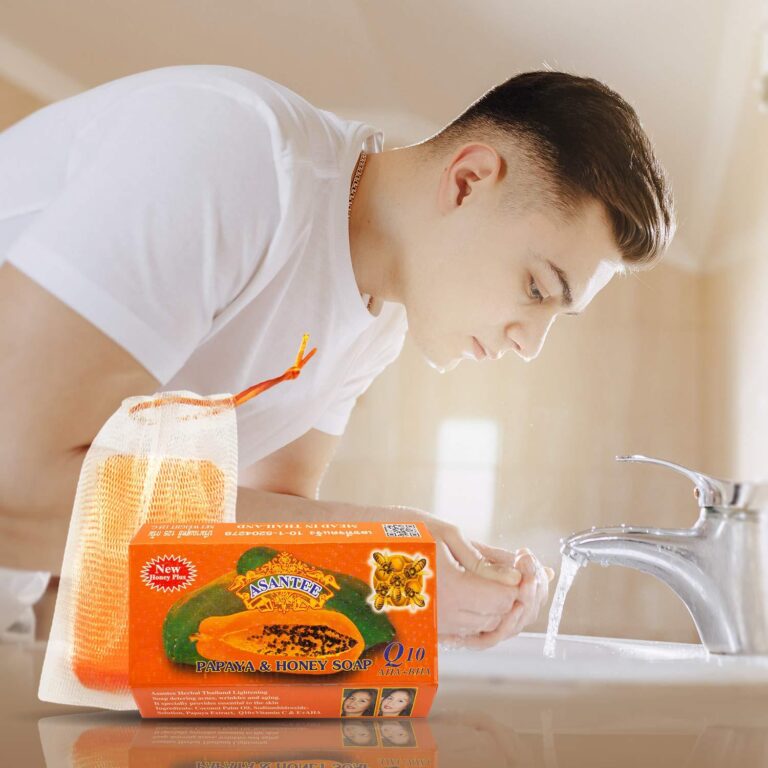 Asantee Papaya Whitening Soap - savon éclat et teint uniforme