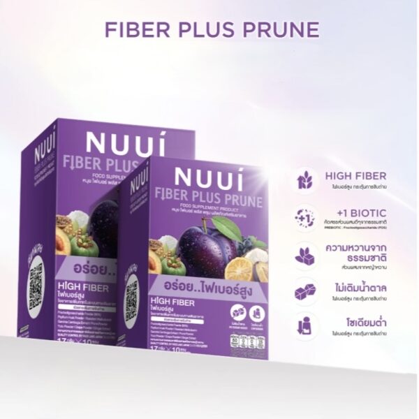 Complément fibres pour digestion à la prune | mythaibeautyfr.com